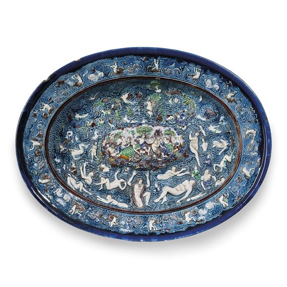 Bernard Palissy | A BERNARD PALISSY OR HIS WORKSHOP EARTHENWARE ‘PLAT ...