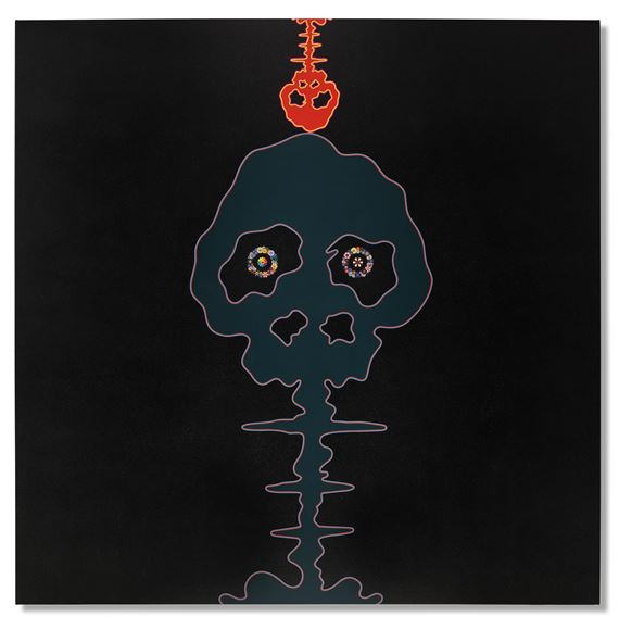 Takashi Murakami | Time Bokan - Black + Moss Green | MutualArt