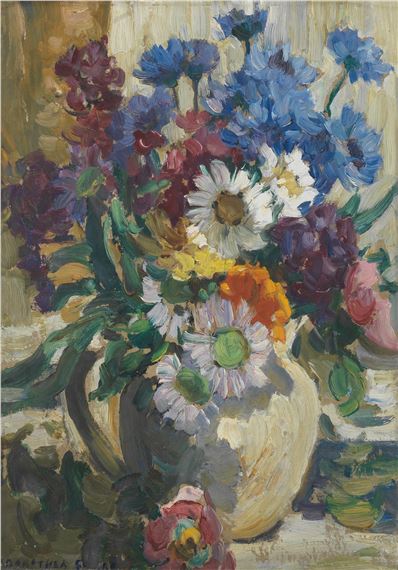 Dorothea Sharp | Still life of summer flowers | MutualArt