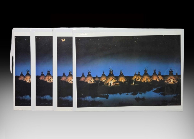 Jeanne Rager | Night Fires | MutualArt