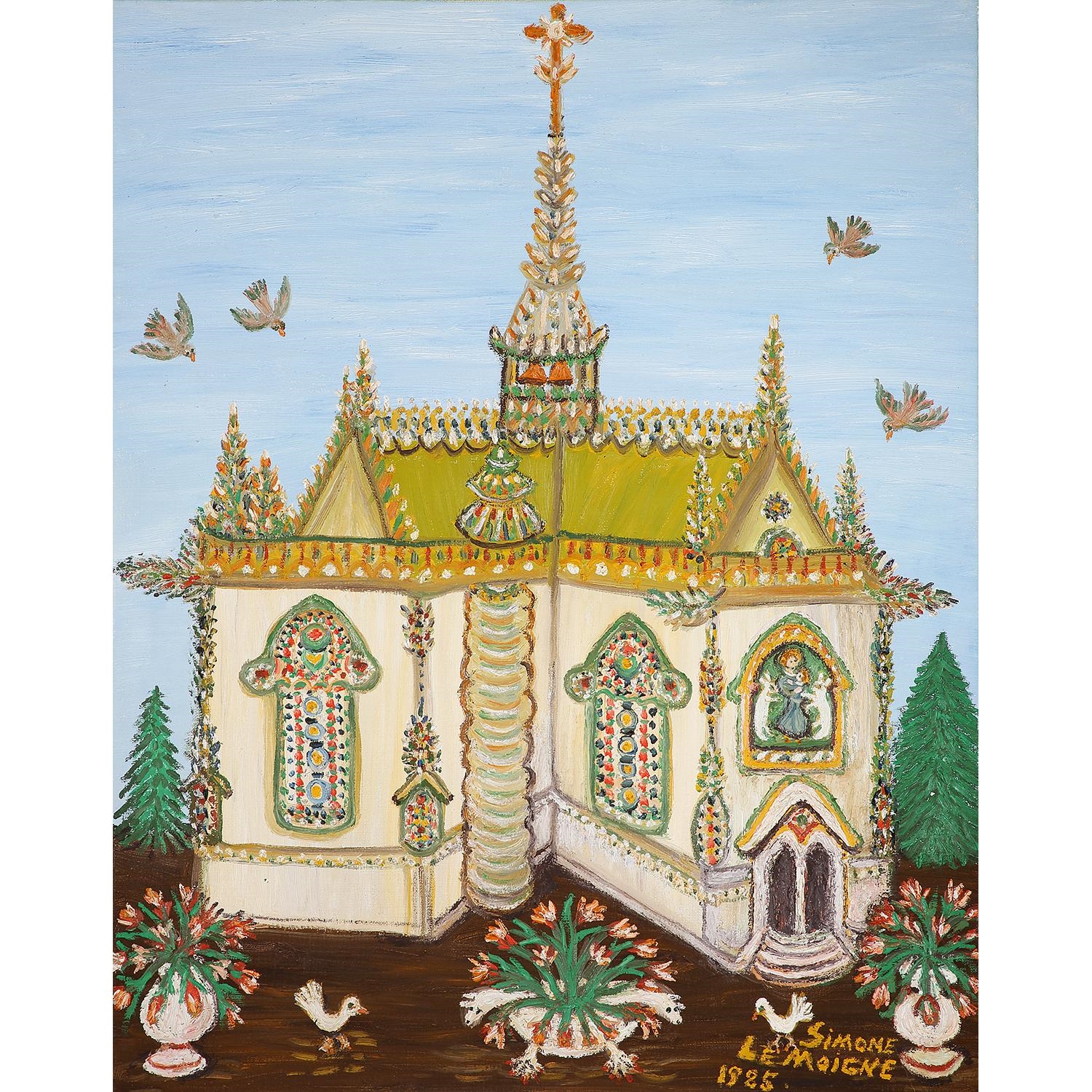 Simone LE Moigne | Hommage à Léonard de Vinci (1985) | MutualArt