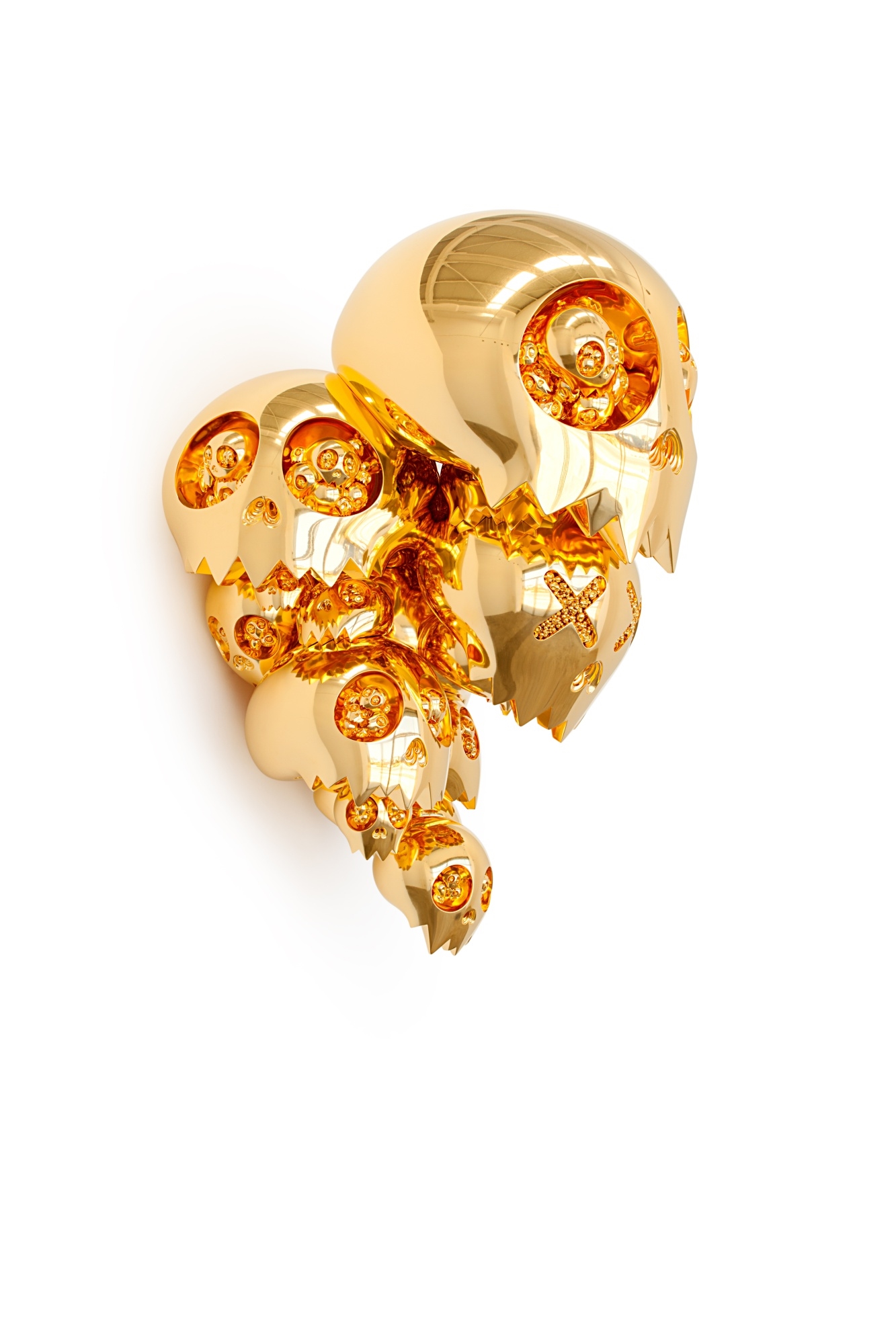 Takashi Murakami | Dragon Heads - Gold (2015) | MutualArt