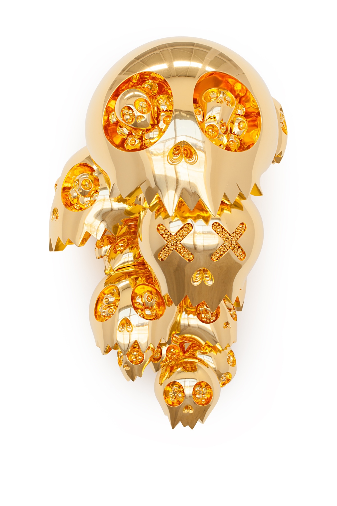 Takashi Murakami | Dragon Heads - Gold (2015) | MutualArt