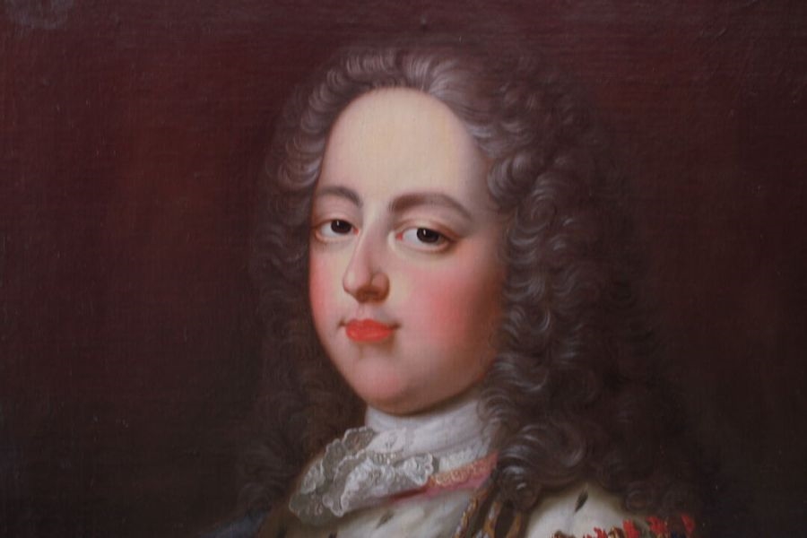 Jean Ranc | Portrait de Louis XV enfant en costume royal | MutualArt