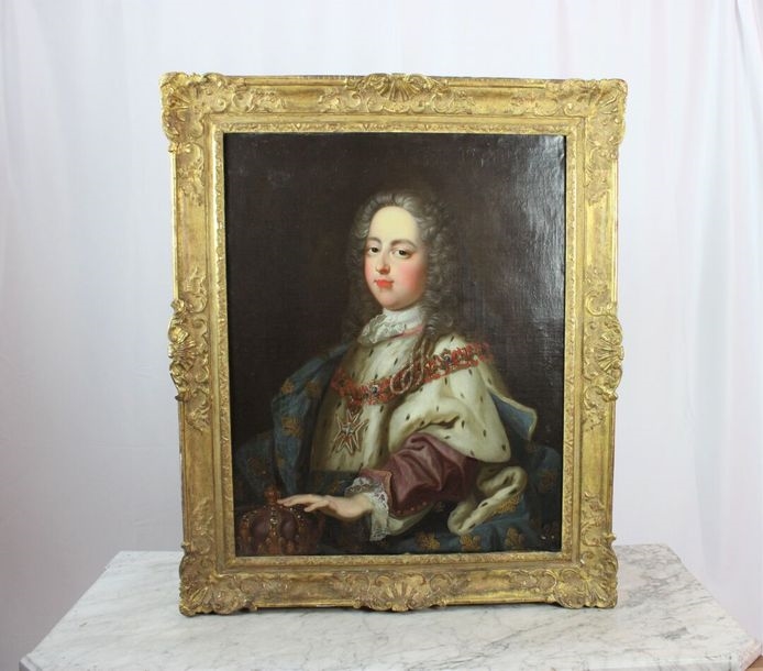 Jean Ranc | Portrait de Louis XV enfant en costume royal | MutualArt