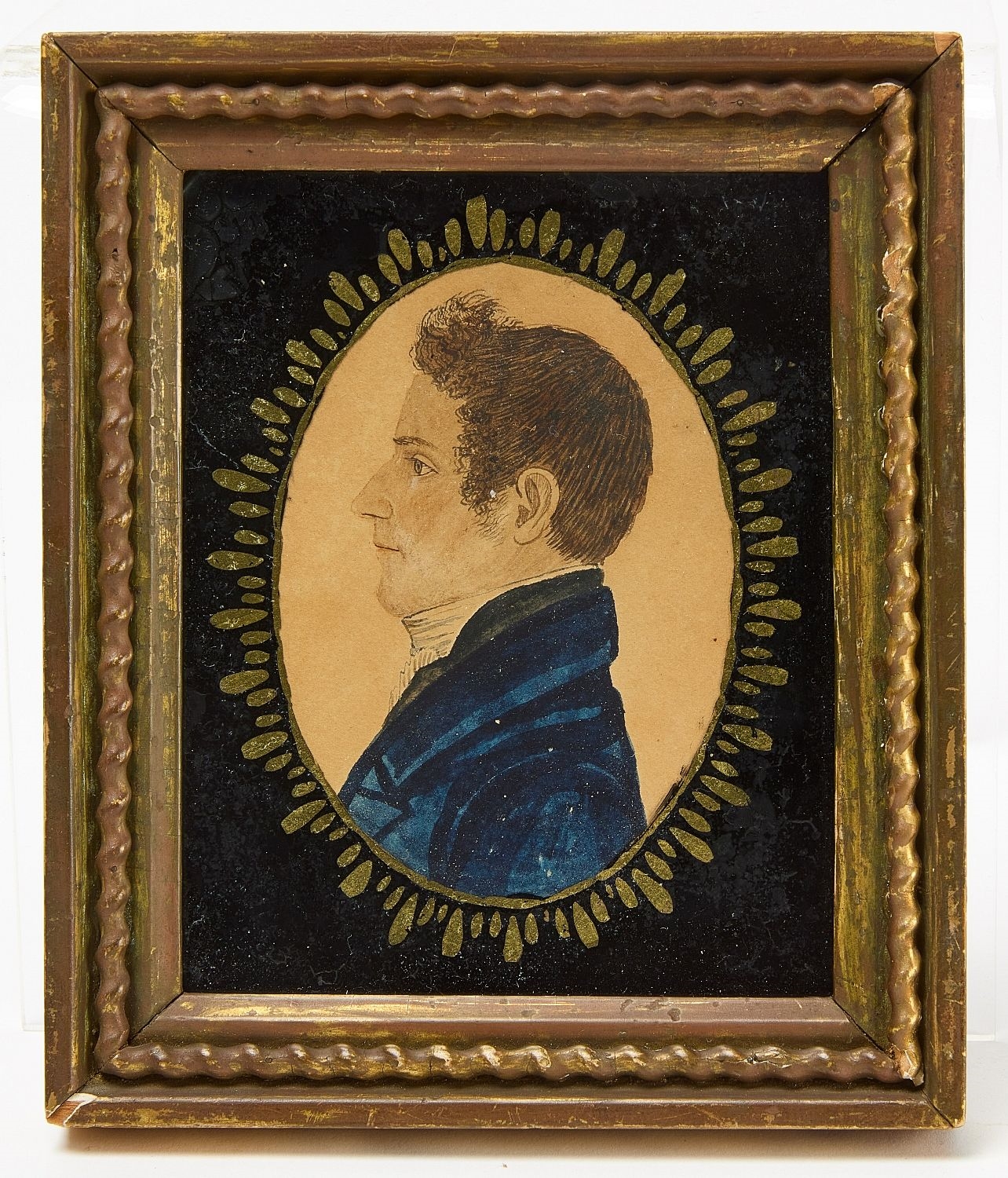 Rufus Porter | Miniature portrait of a gentleman | MutualArt