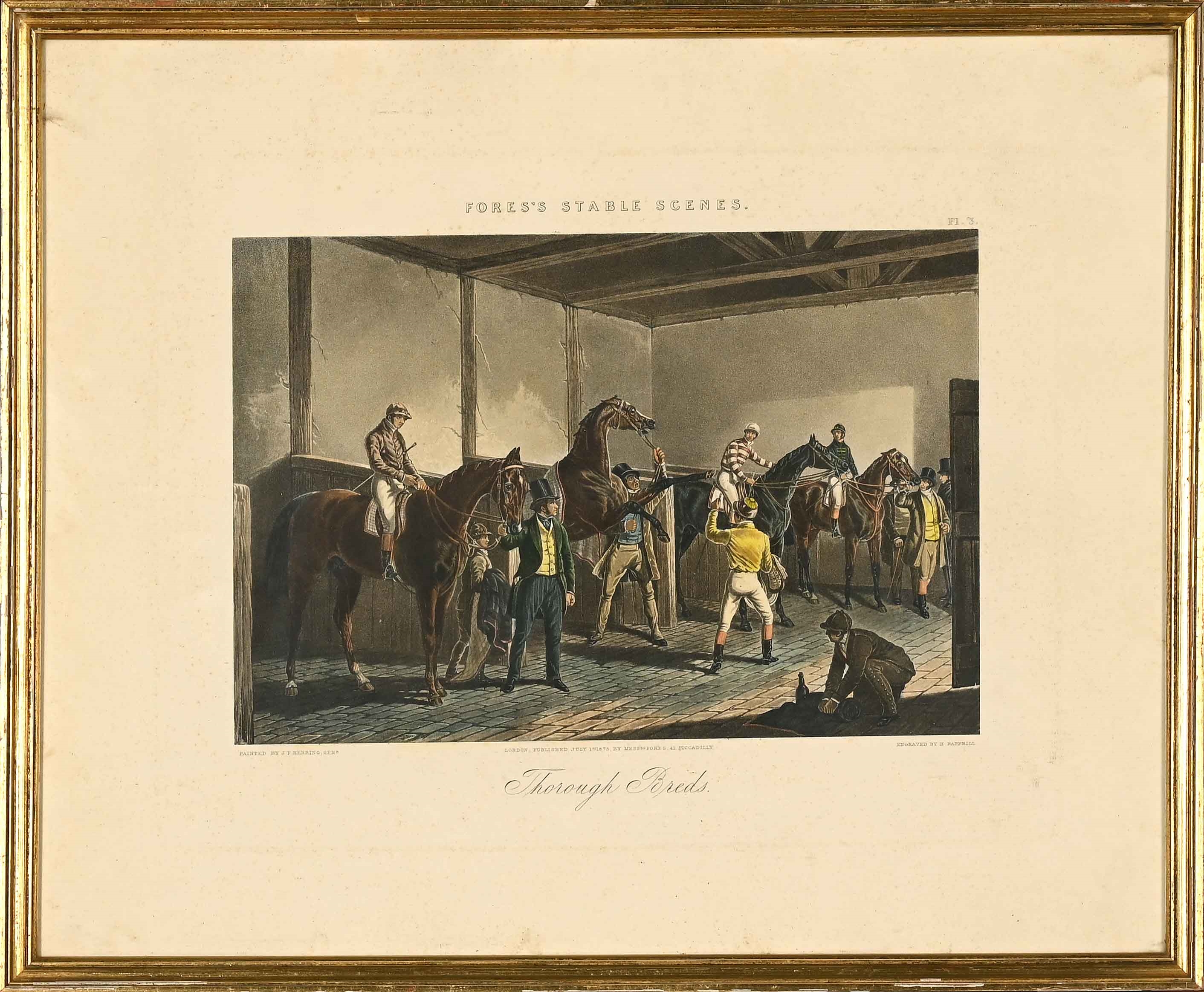 Henry A. Papprill | Two Works: Fores's Stable Scene: The Hunting Stand ...