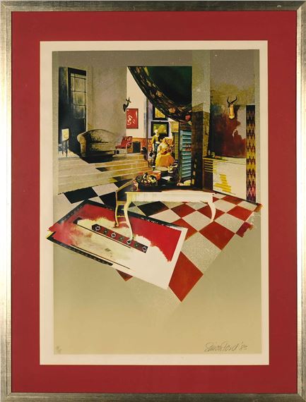 Simon Ford | Surreal Interior (1983) | MutualArt