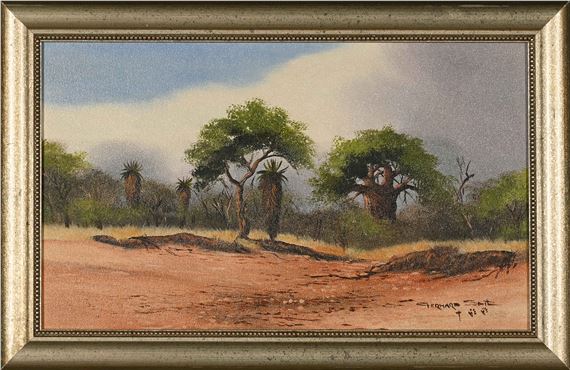 Gerhard Smit | Aloes with River Bed | MutualArt