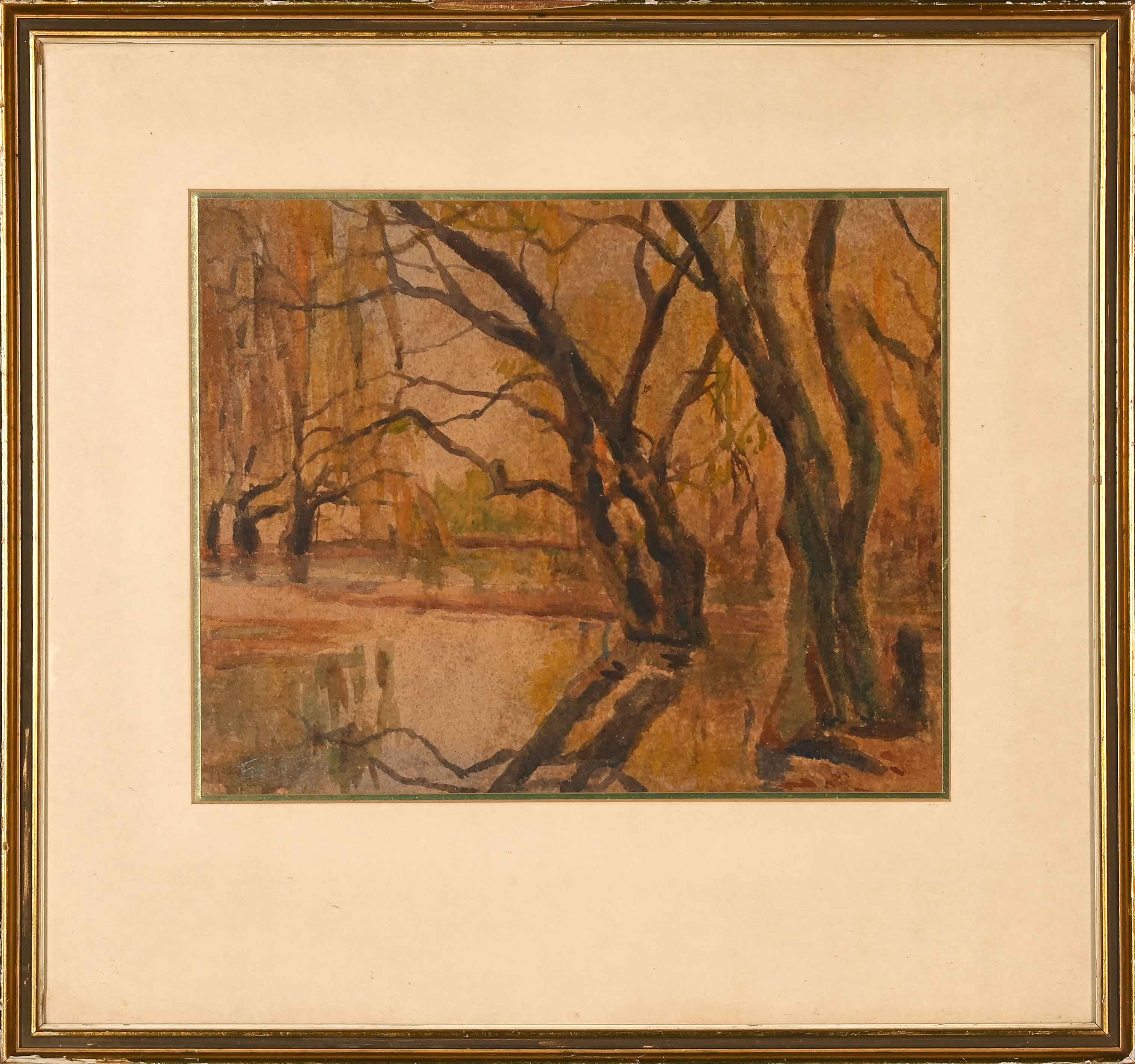 Emily I. Fern | Willows on a River | MutualArt
