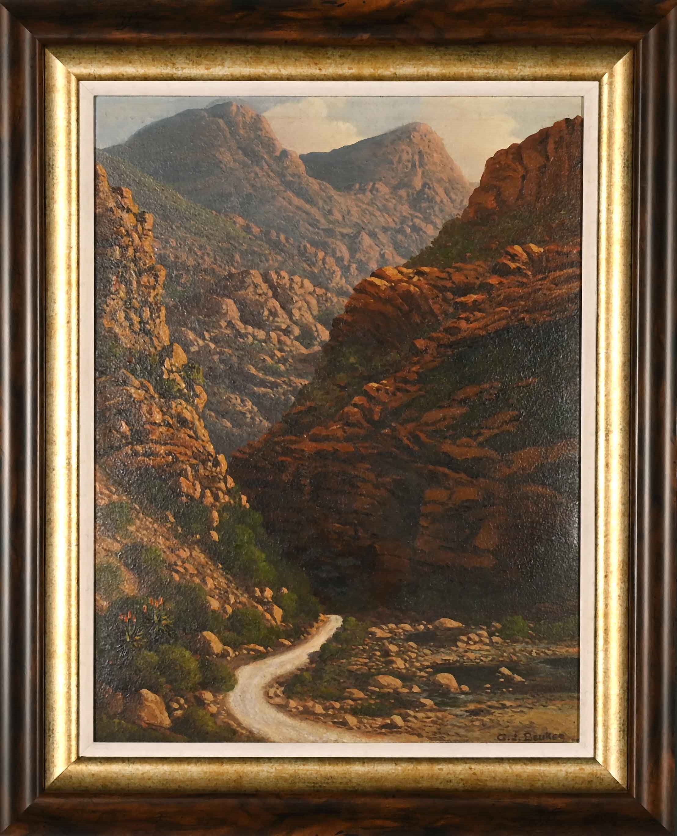 Gustav Beukes | Mountain Road | MutualArt