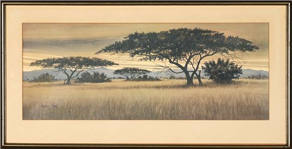 Malachi Smith | Bushveld Trees at Sunset | MutualArt
