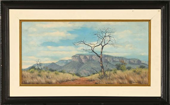 Gert Pietersen | Tree with Distant Mountain (1955) | MutualArt