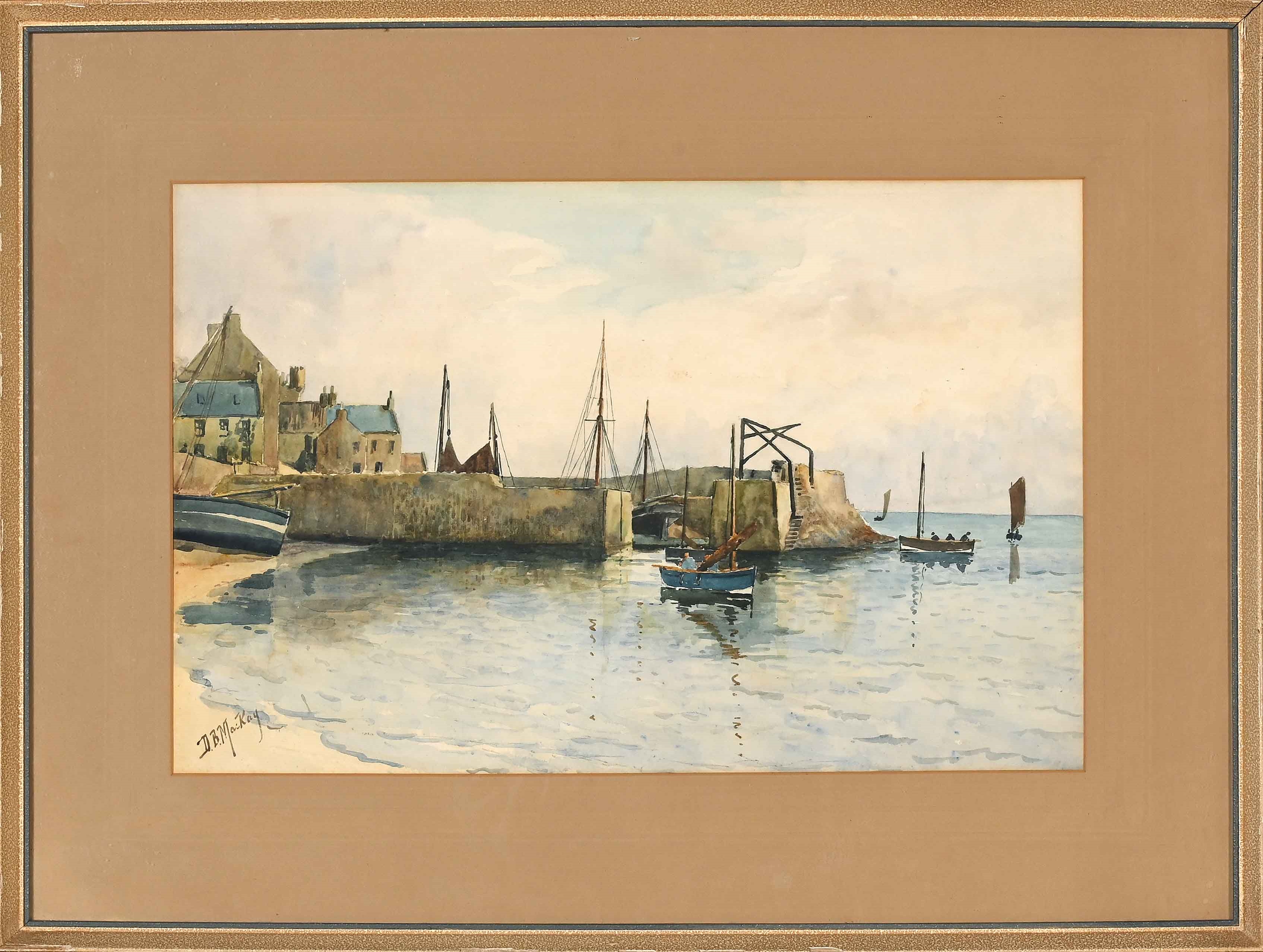 David Mackay | English Harbour Scene | MutualArt