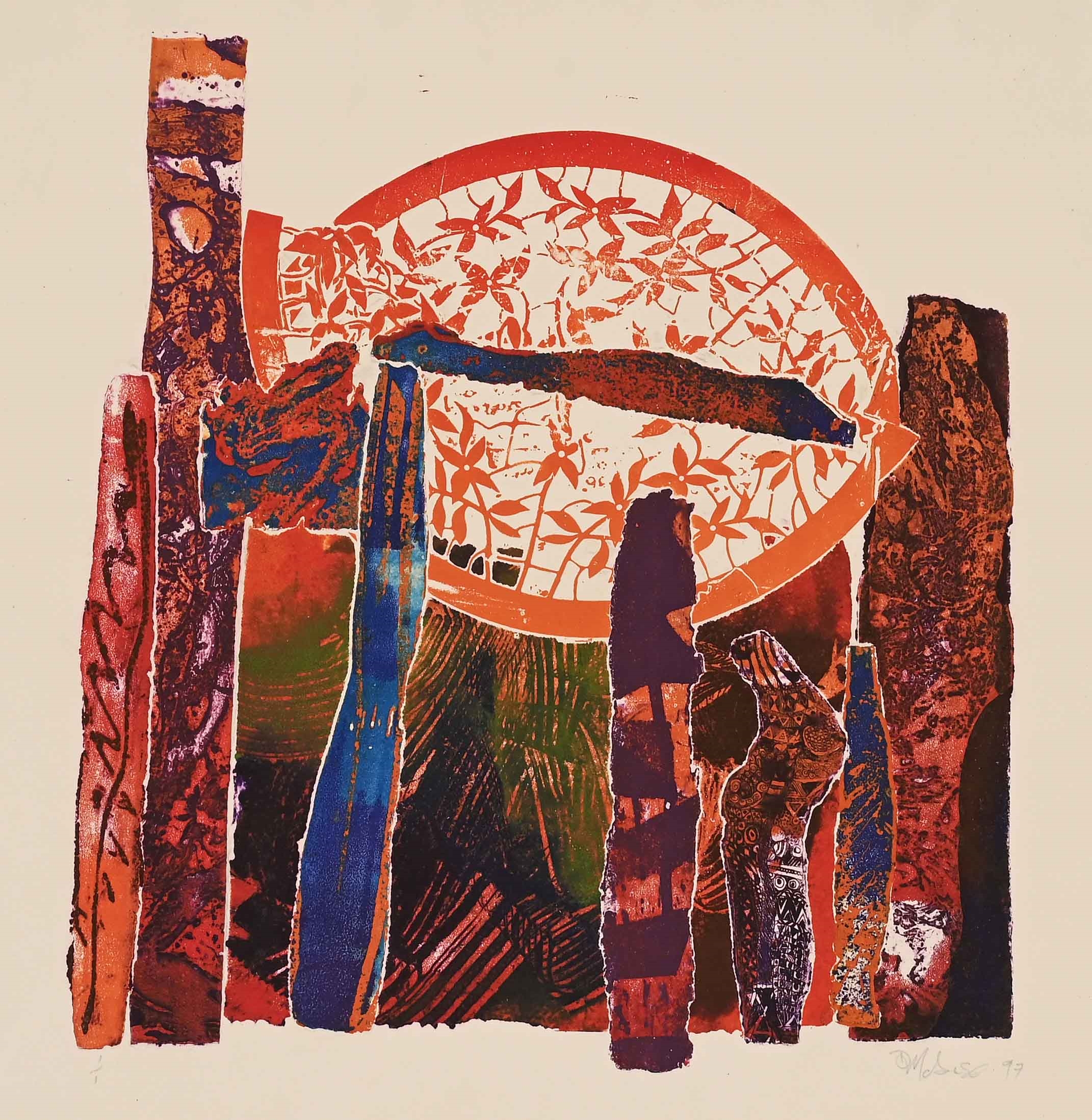 Dumisani Abraham Mabaso | Pillars and Foliage (1997) | MutualArt