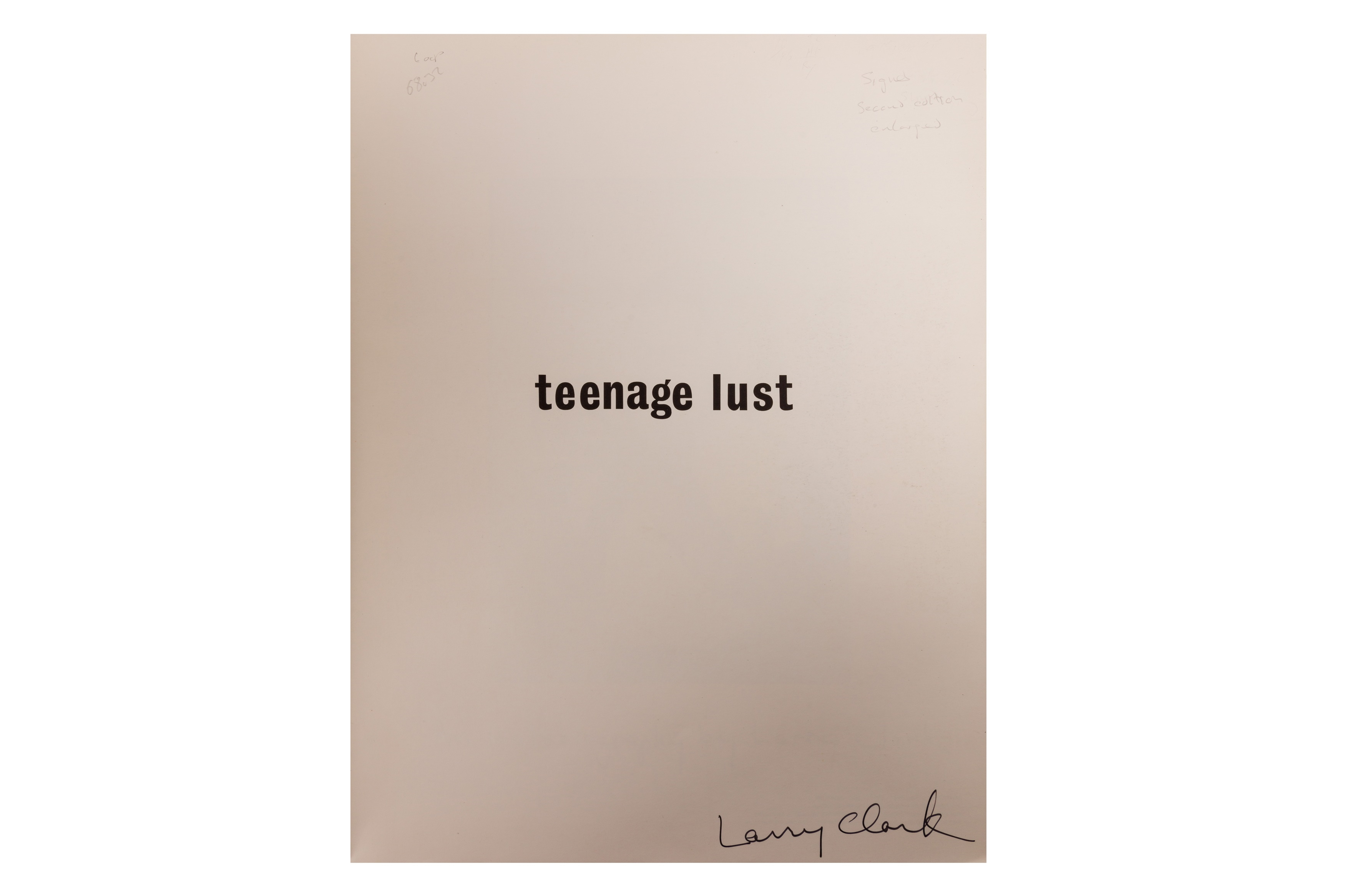 Larry Clark | TEENAGE LUST (1983 - 1987) | MutualArt