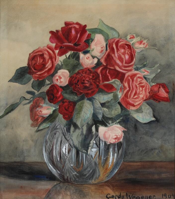 Gerda Wegener | Still life with flowers (1904) | MutualArt