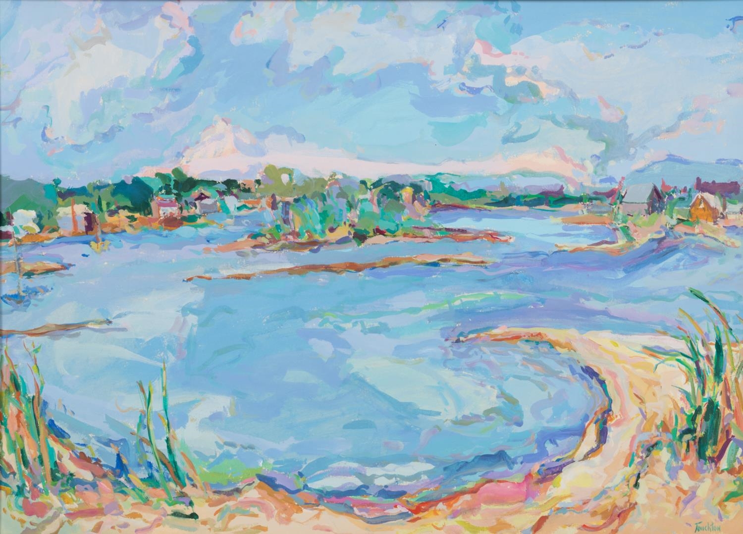 Jim Touchton | BEACH SCENE (1952) | MutualArt