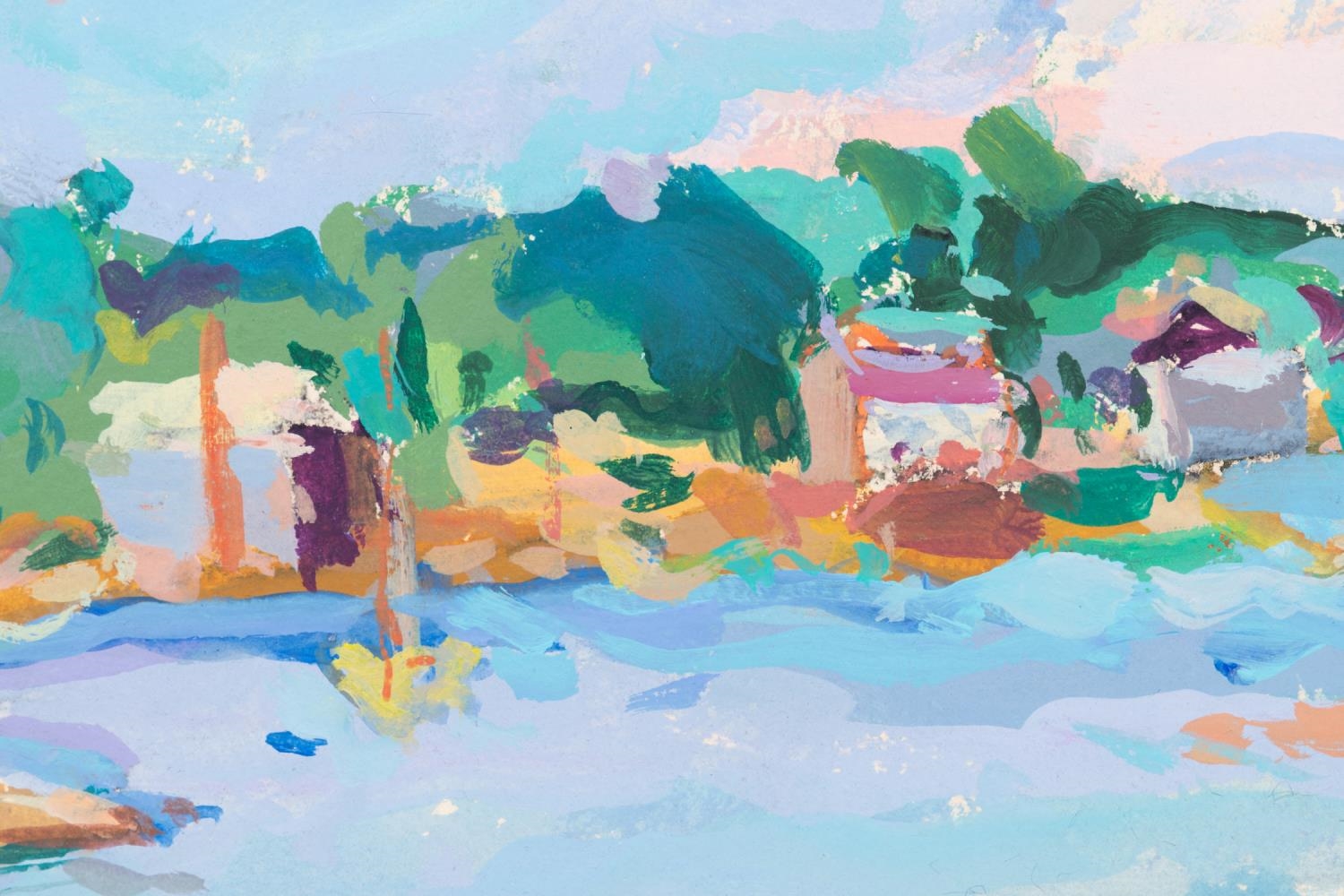 Jim Touchton | BEACH SCENE (1952) | MutualArt