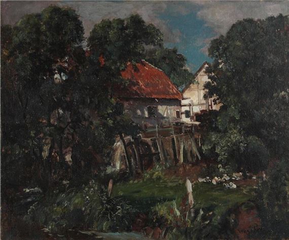 Viggo Christian Frederik Vilhelm Pedersen | Scenery from an old mill ...