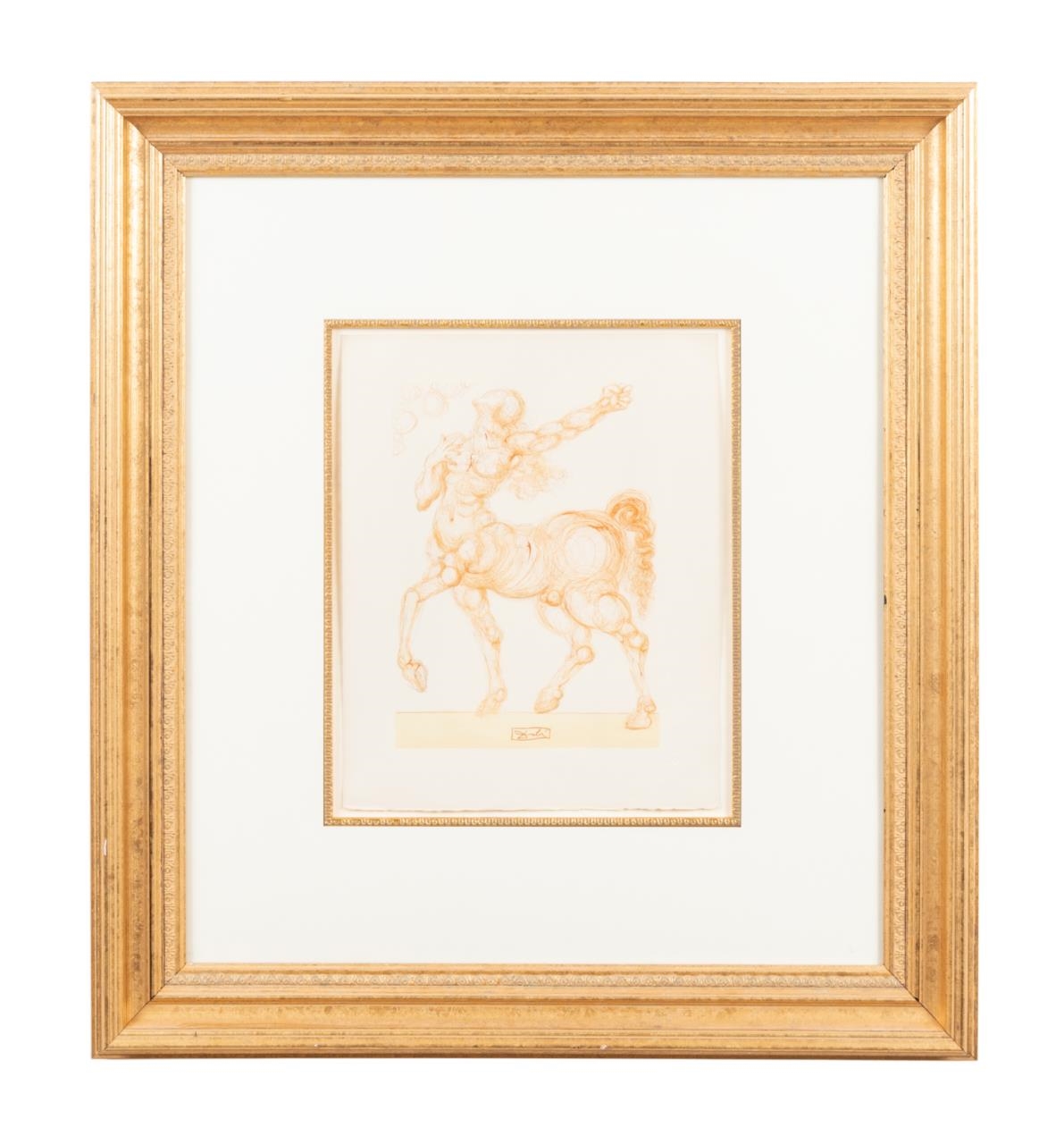 Salvador Dalí | Hell Canto 26 or Centaur from The Divine Comedy series ...