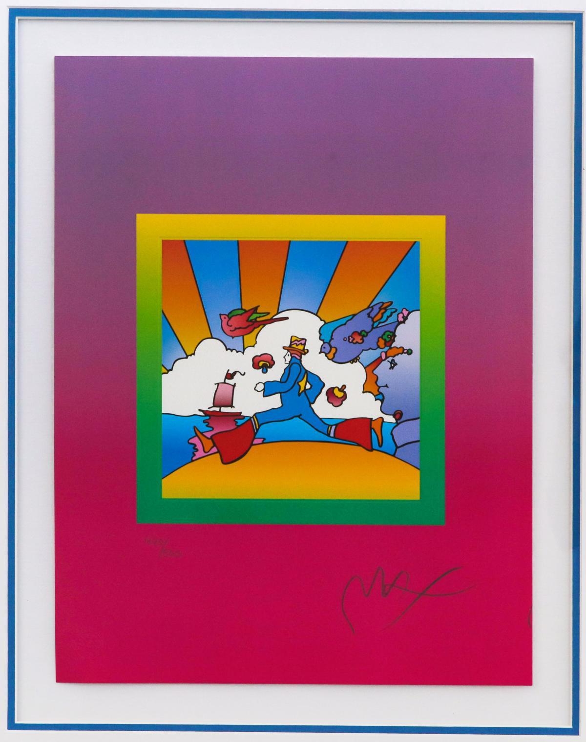 Peter Max | Cosmic Runner on Blends | MutualArt