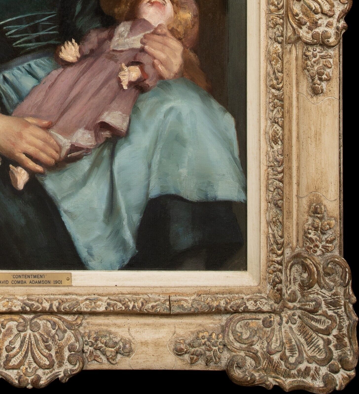 David Comba Adamson | PORTRAIT OF A BRETON GIRL & DOLL (19th Century ...