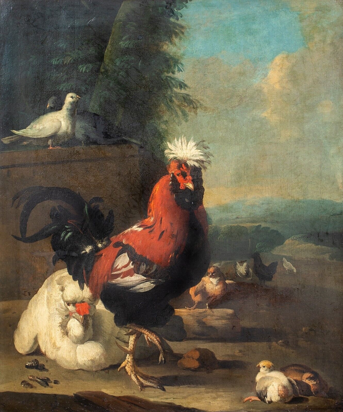 Melchior D'Hondecoeter | GARDEN FOWL (19th Century) | MutualArt