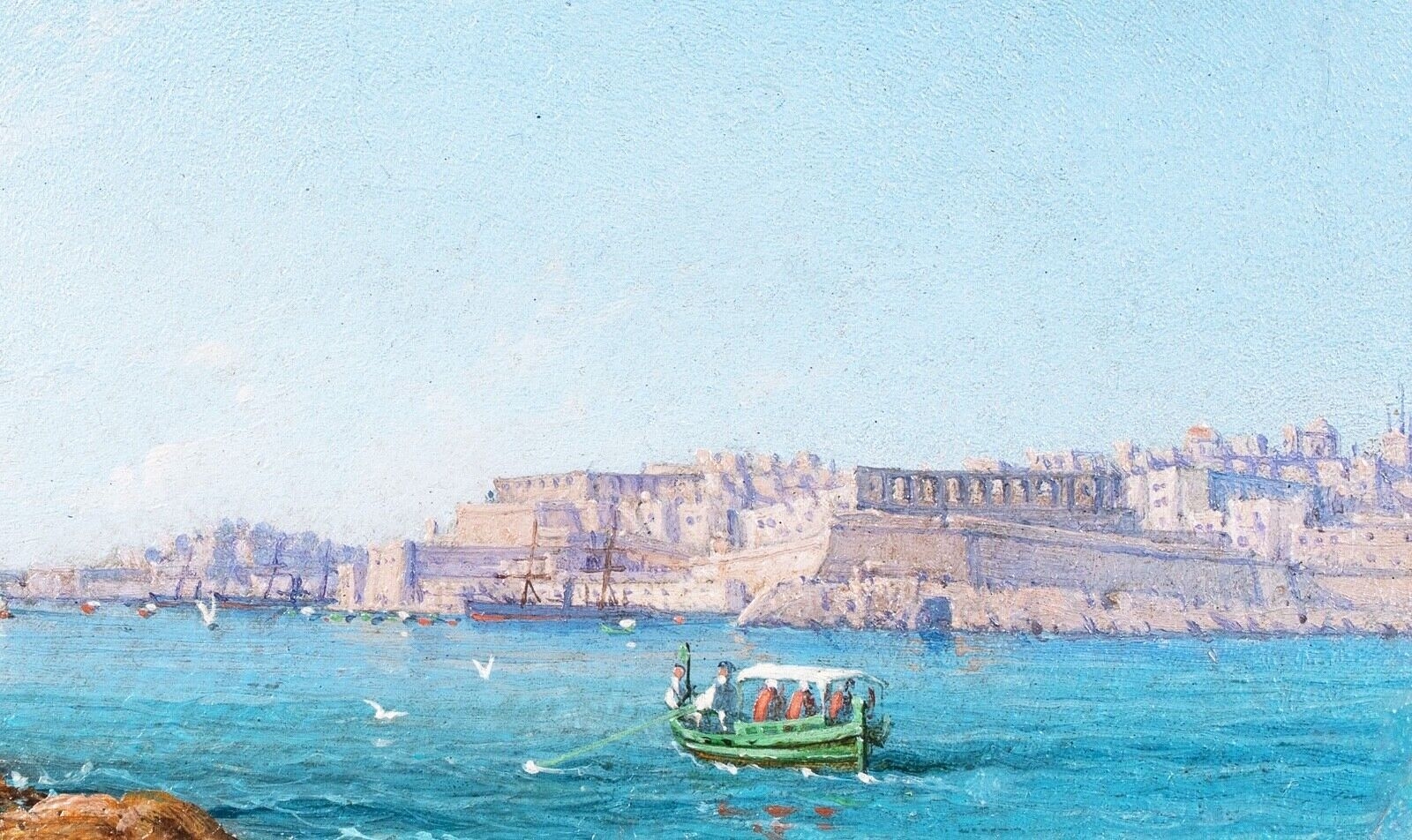 Luigi Maria Galea | VIEW OF THE GRAND HARBOUR (19th Century) | MutualArt