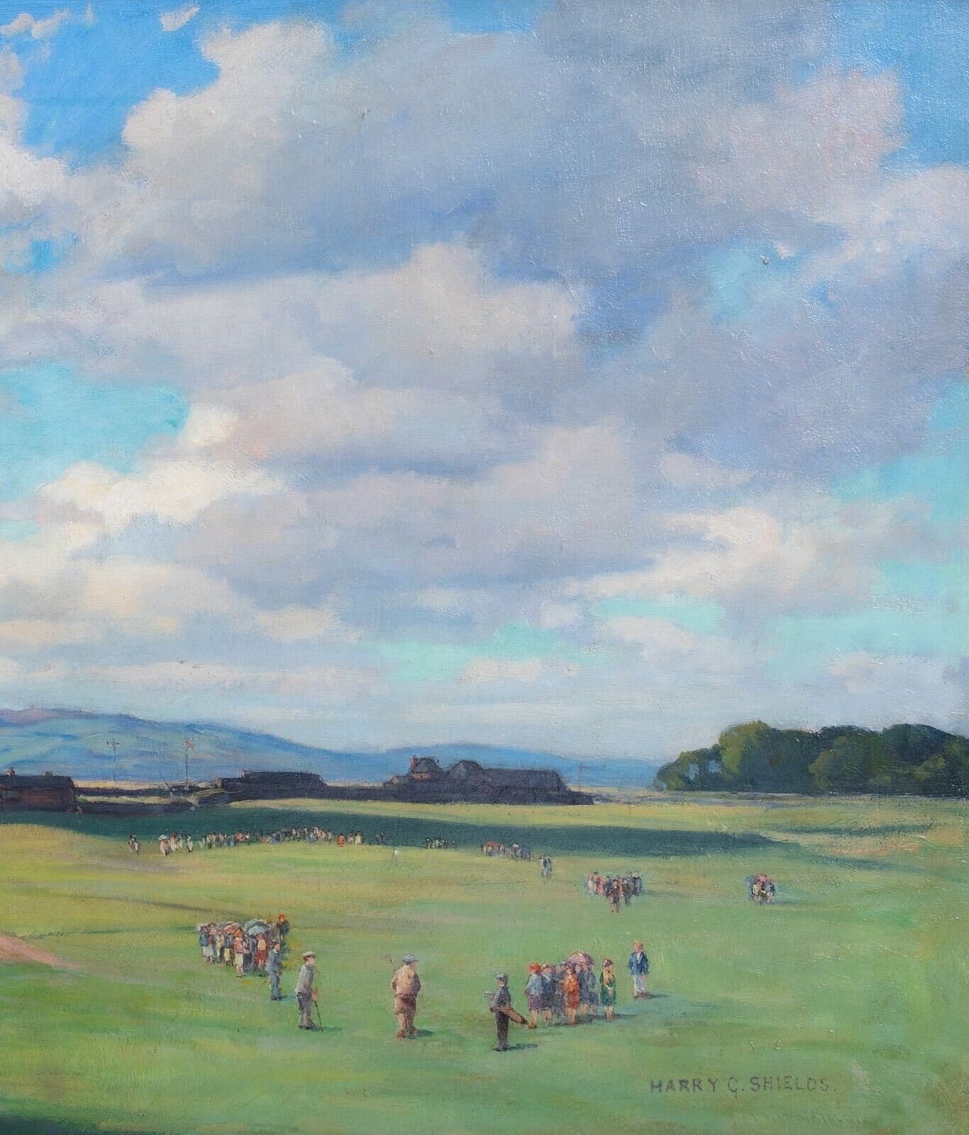 Harry Gordon Shields | VIEW OF THE OLD COURSE (19th Century) | MutualArt