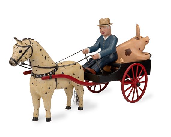 John Cisney | An American Folk Art Horse And Buggy (1986) | MutualArt