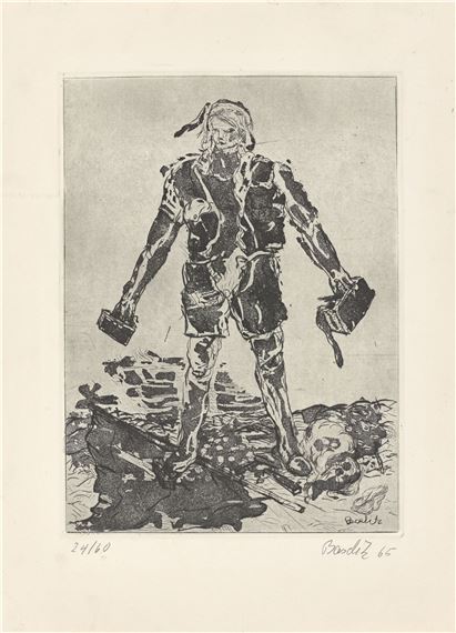 Georg Baselitz | EIN GROSSER HUND (1968) | MutualArt