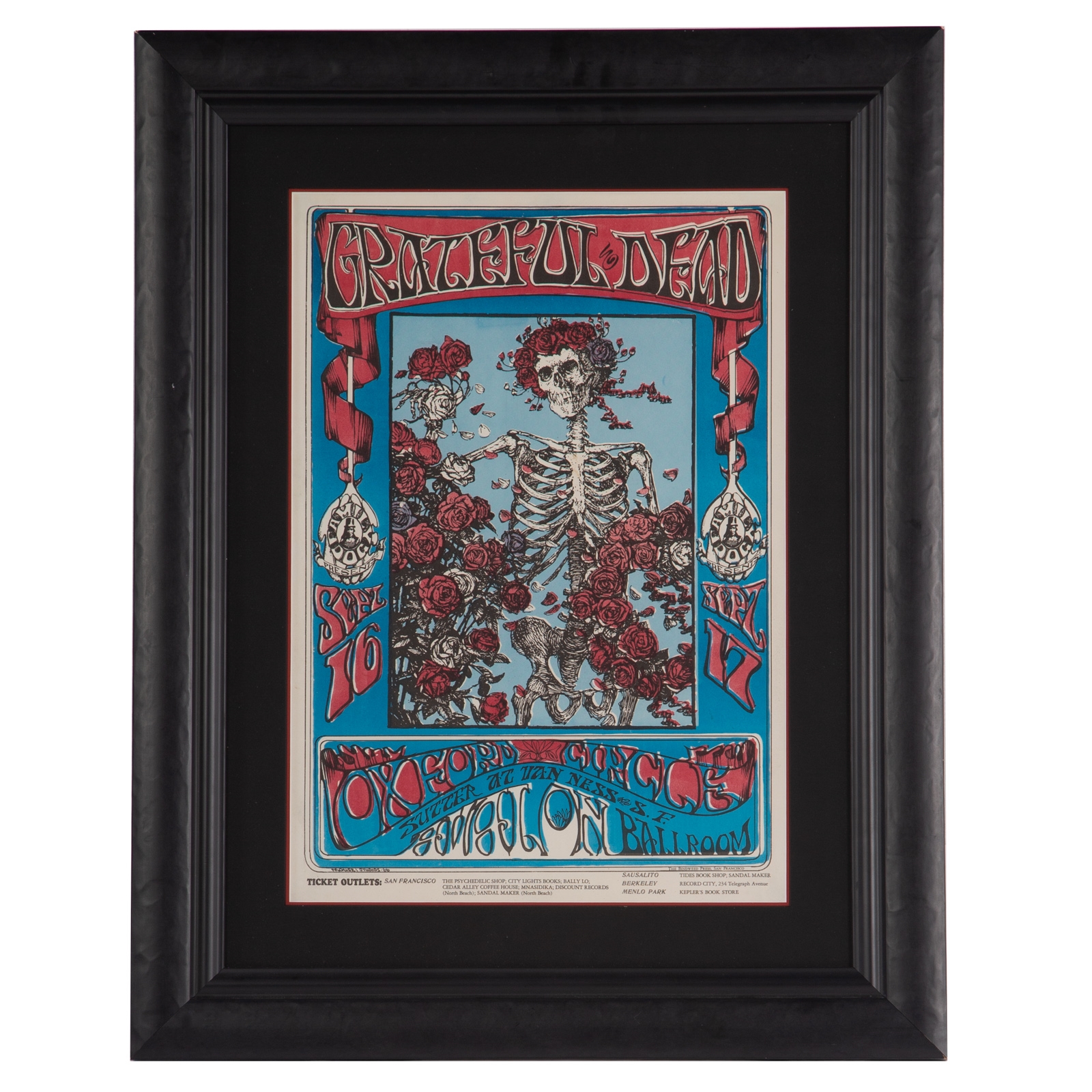 Stanley Mouse | Grateful Dead Skeleton and Roses | MutualArt