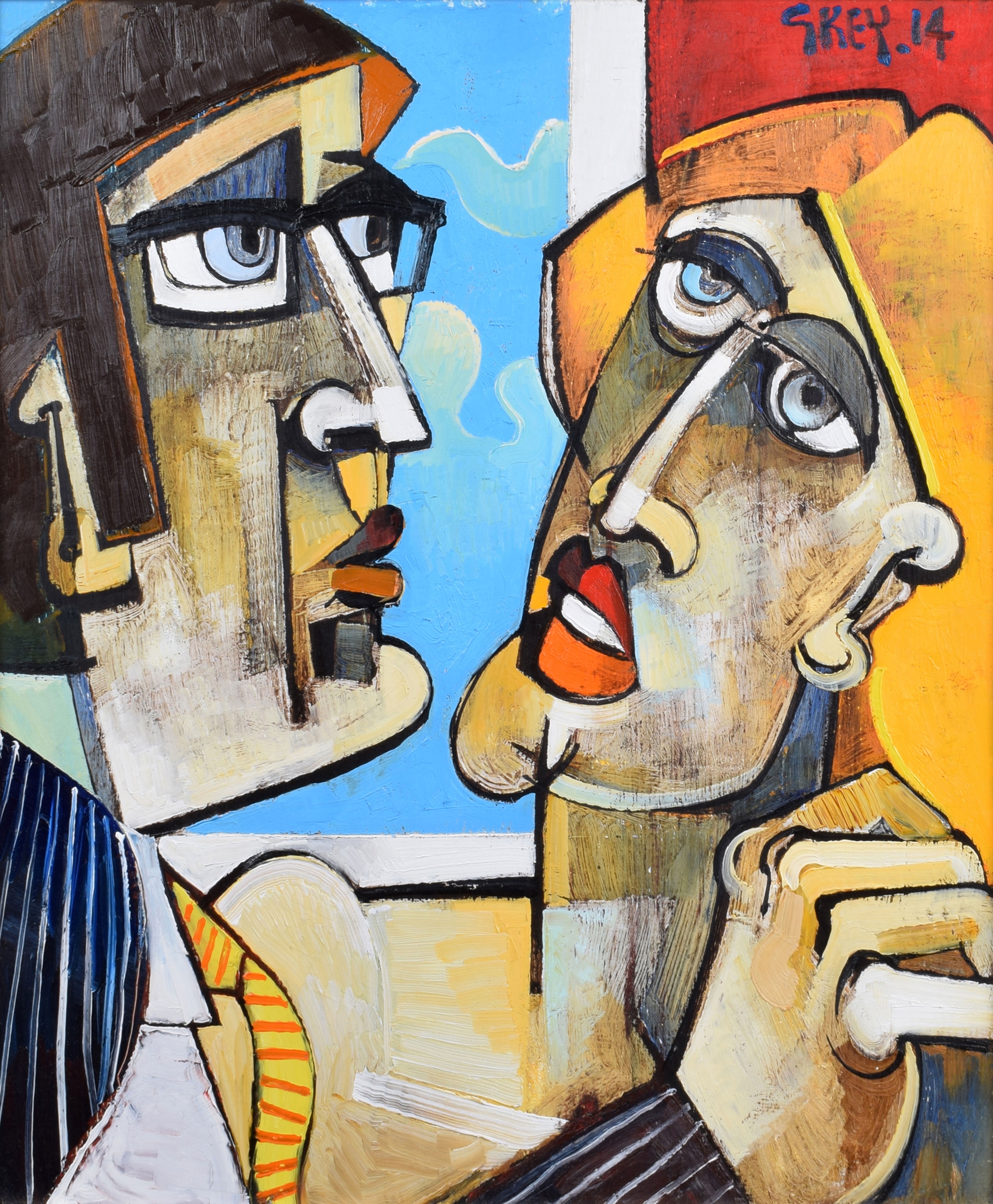 Geoffrey Key | Embrace with Clouds | MutualArt