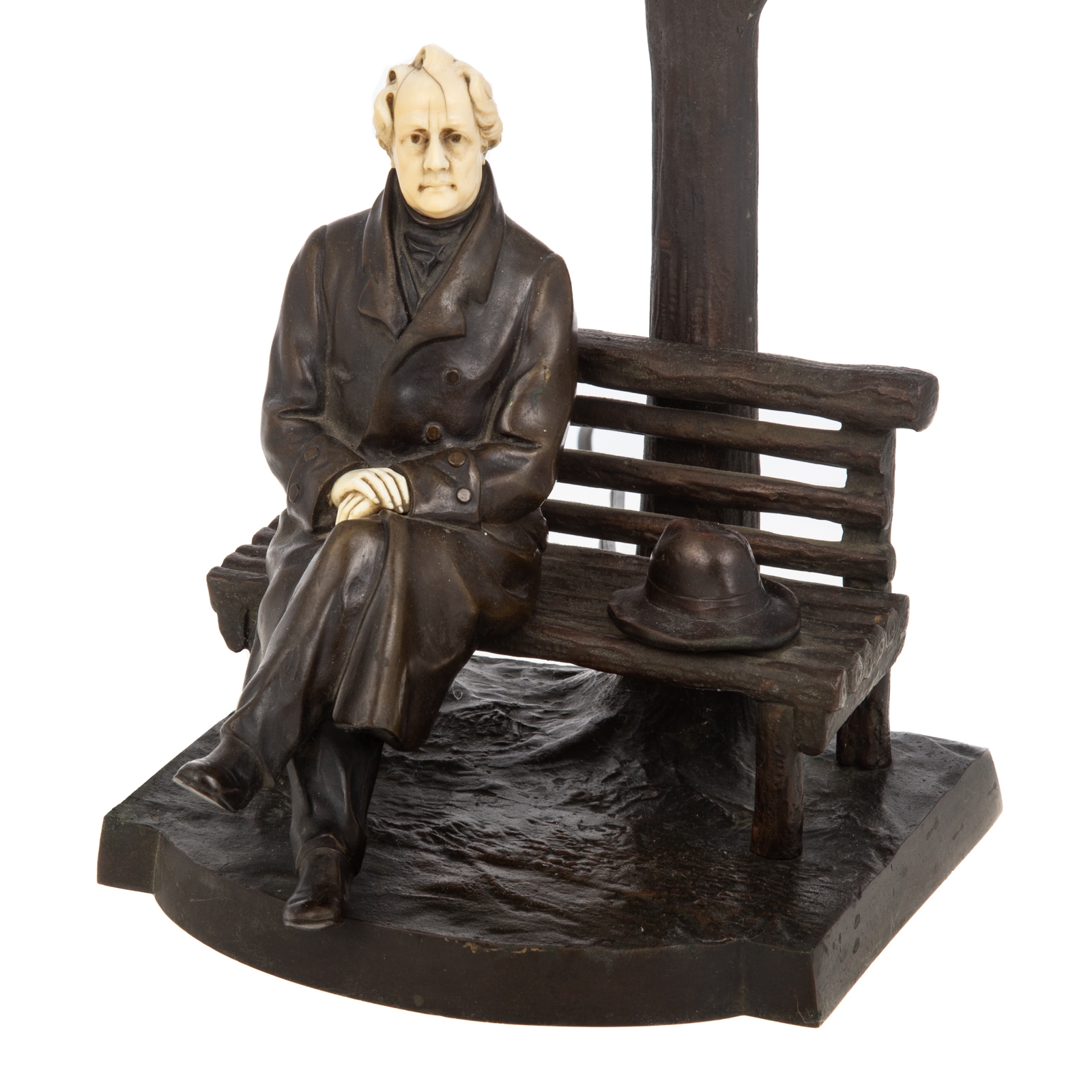 Julius Paul Schmidt-Felling | Goethe on Bench (1835) | MutualArt