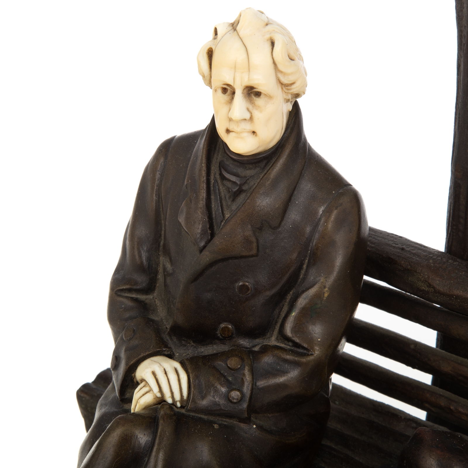 Julius Paul Schmidt-Felling | Goethe on Bench (1835) | MutualArt