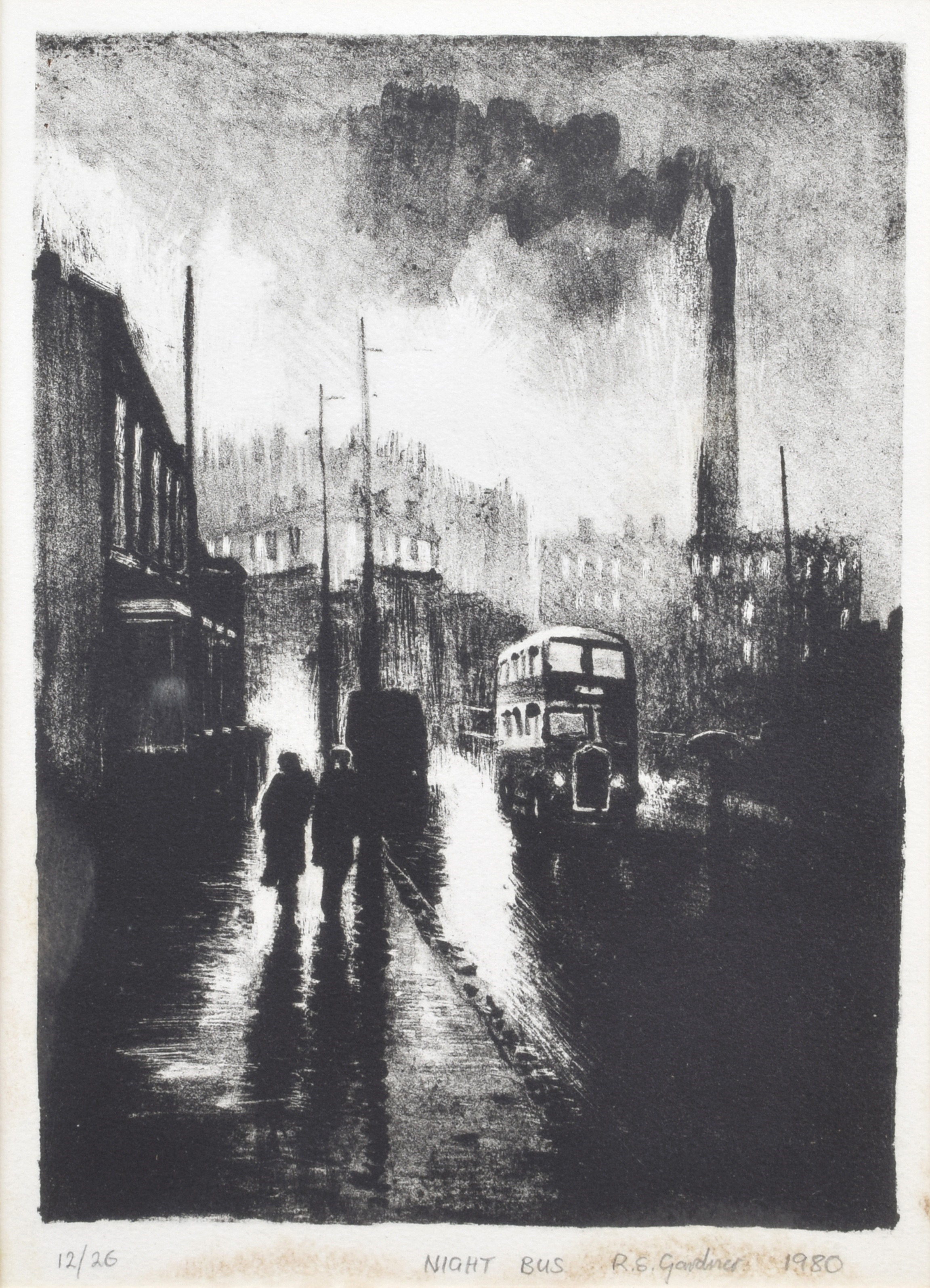 Reg Gardner | Night Bus (1980) | MutualArt