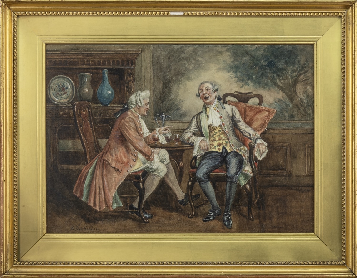 Edward J. Wheeler | PAIR OF INTERIOR SCENES | MutualArt