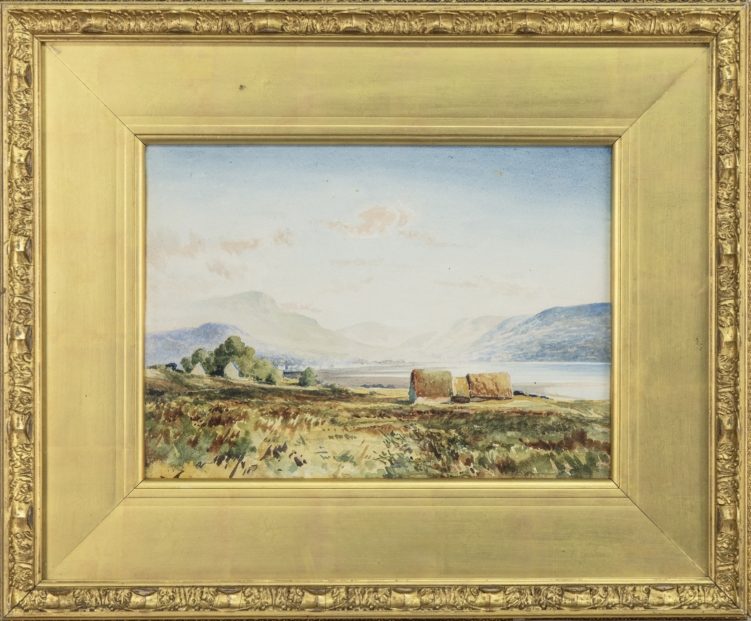 George Bertrand Mitchell | THE PEAT SHEDS, LOCH CARRON. ROSS-SHIRE ...