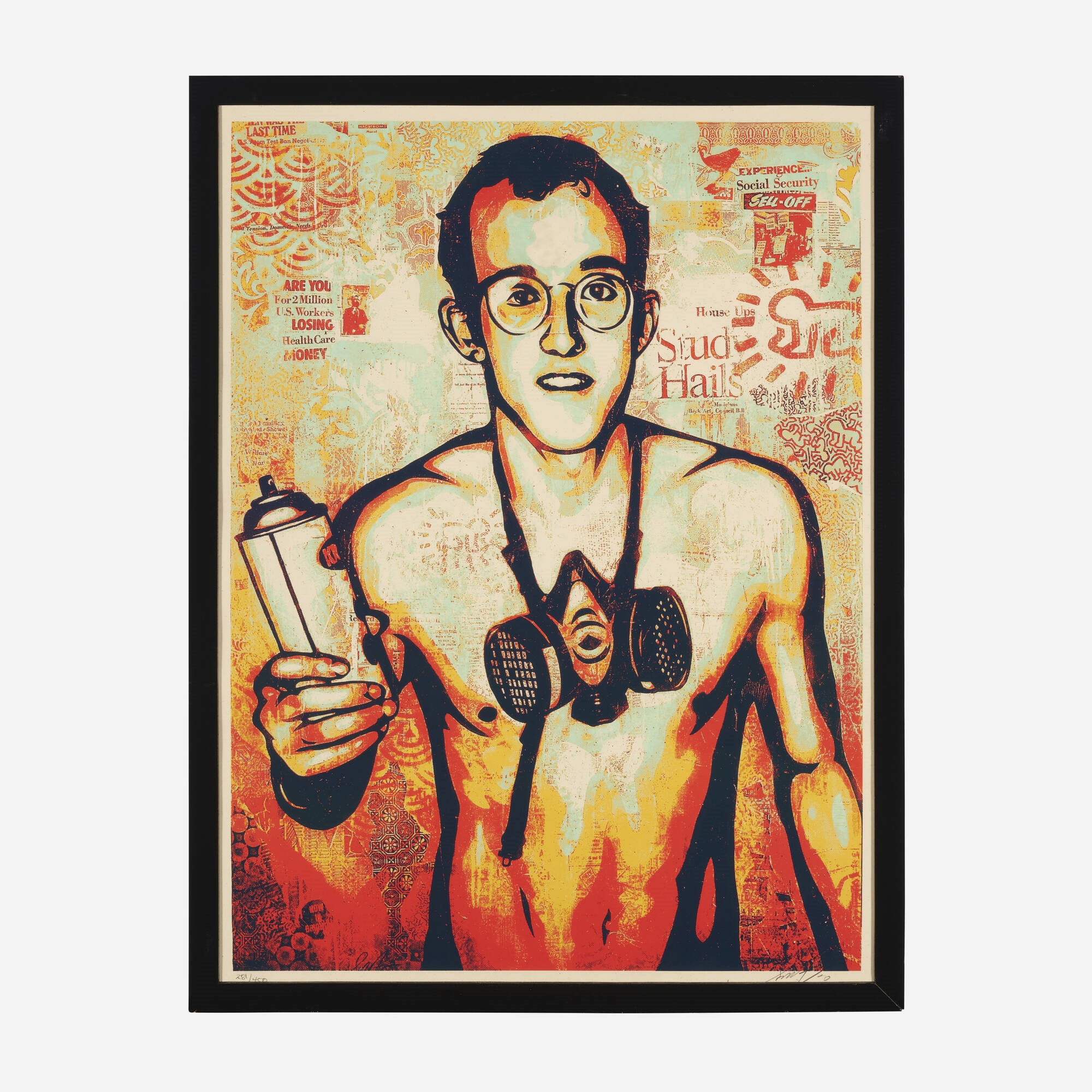 Shepard Fairey | Keith Haring (2010) | MutualArt