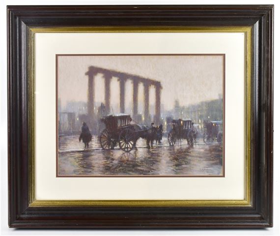 Marc Grimshaw | horse and carts in a Victorian street scene with Roman ...