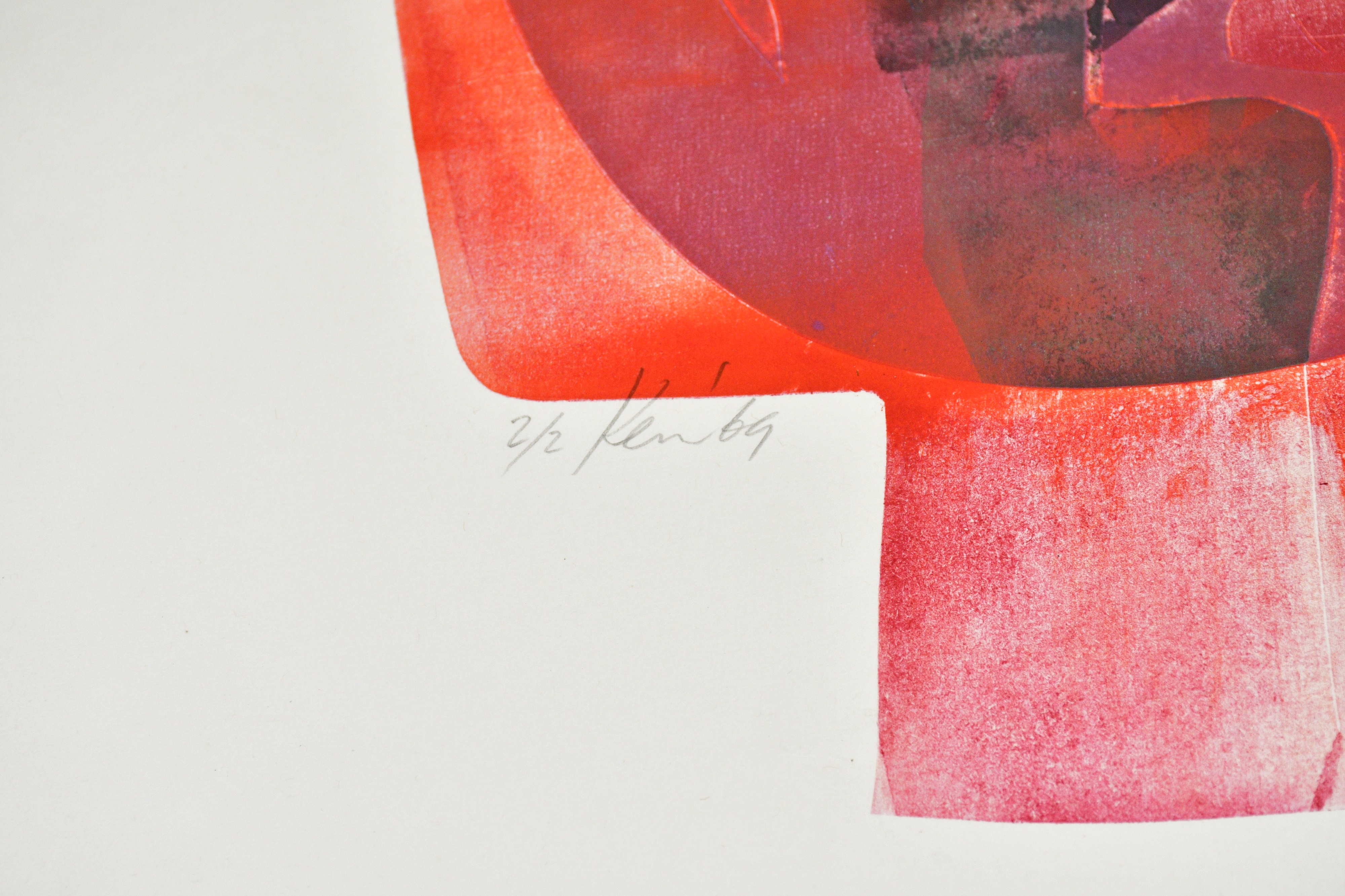 Ken Sprague | abstract study of a red face | MutualArt