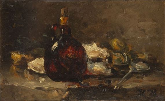 Hubert Bellis | Nature morte à la bouteille | MutualArt