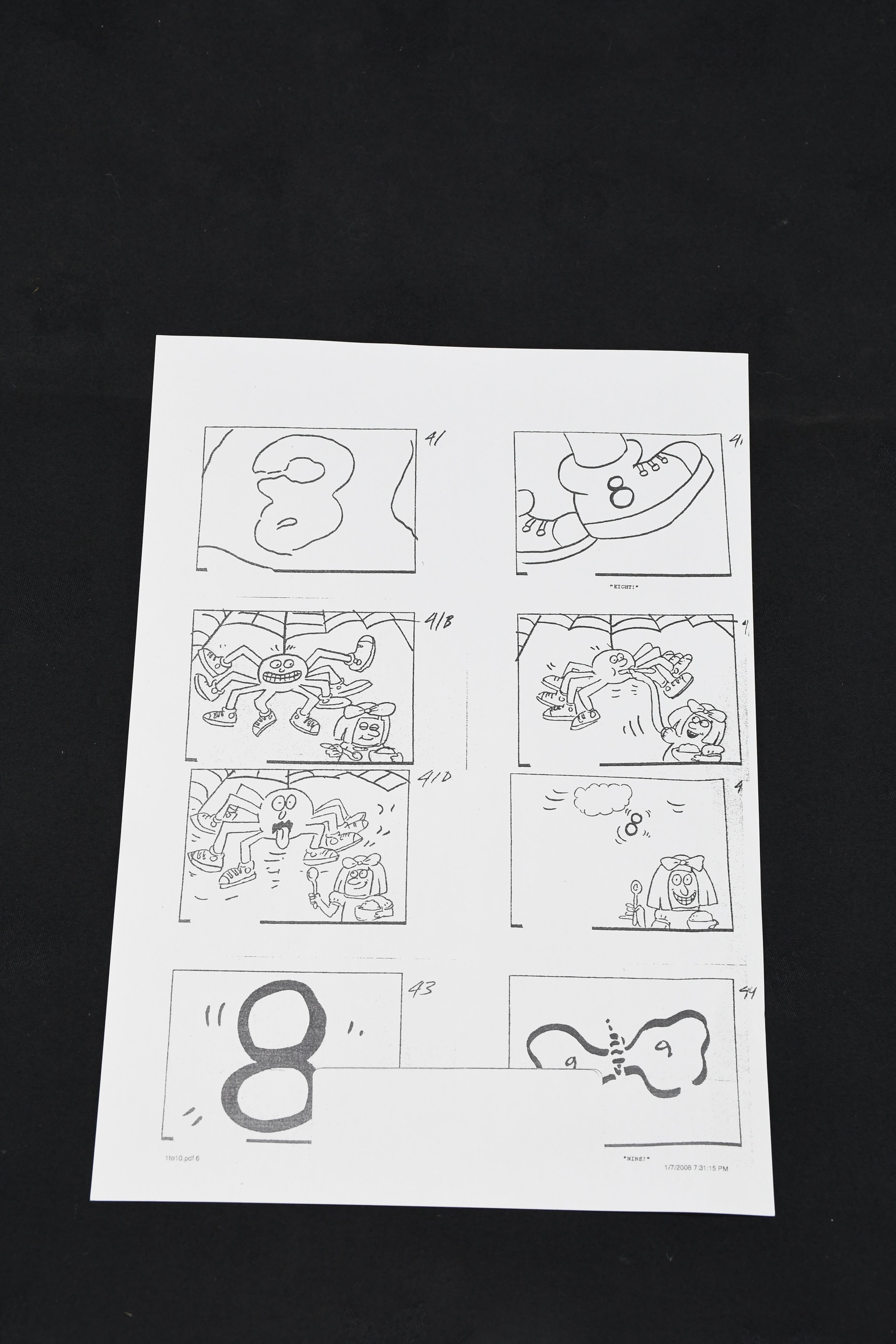 Keith Haring | Sesame Street animation cel from Count to Ten (1991 ...