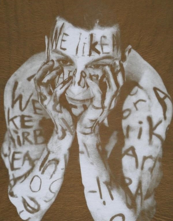 Lesley Dill | Gold Word Figure | MutualArt