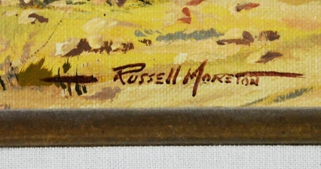 Russell Moreton | Landscape w Horse | MutualArt