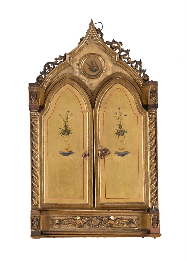 Florentine School, 19th Century | TRIPTYCH: THE ANNUNCIATION (CENTRAL PANEL) WITH TWO SAINTS ...