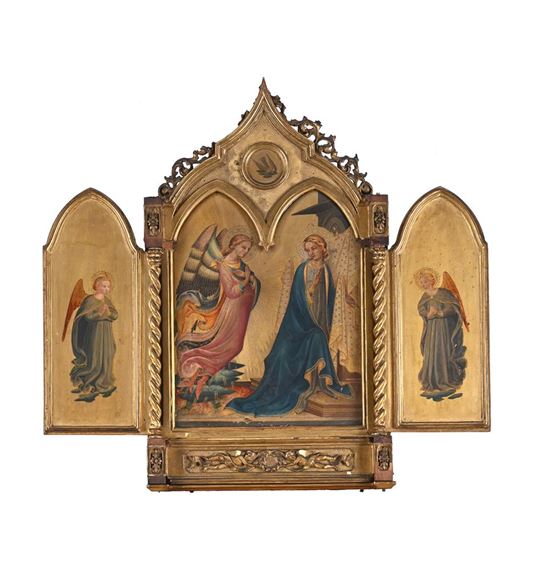 Florentine School, 19th Century | TRIPTYCH: THE ANNUNCIATION (CENTRAL ...