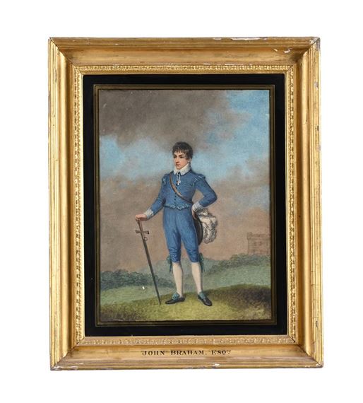 English School, 19th Century | JOHN BRAHAM AS A YOUNG MAN | MutualArt