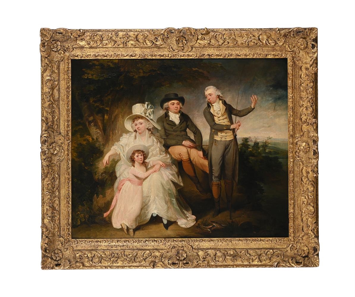 Henry Singleton | FAMILY FISHING PORTRAIT | MutualArt